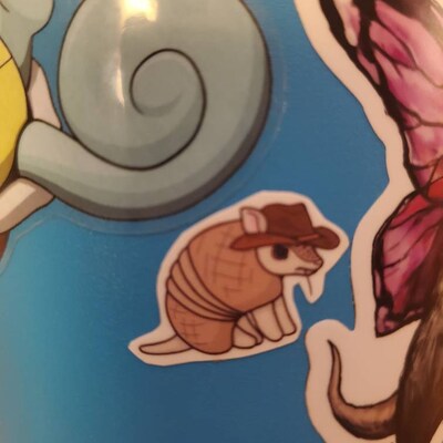 10 Pack Woebegone Animal Mini Sticker Flakes / Cute Funny Frog Cow ...