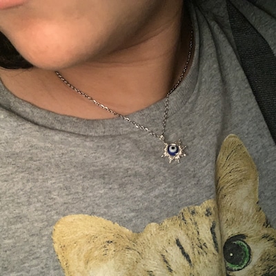 Wire Sun Necklace, Sunburst Necklace, Dainty Wire Sun Necklace, Wire ...