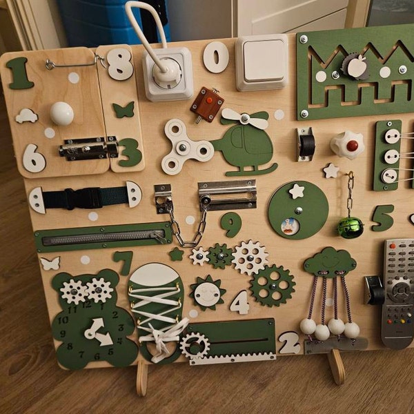 Busy Board Toddler Sensory Wall Boards, Large Baby Activity Toys for 1 ...