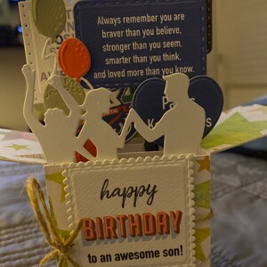 Custom Explosion Box Card Personalized Handmade Custom - Etsy