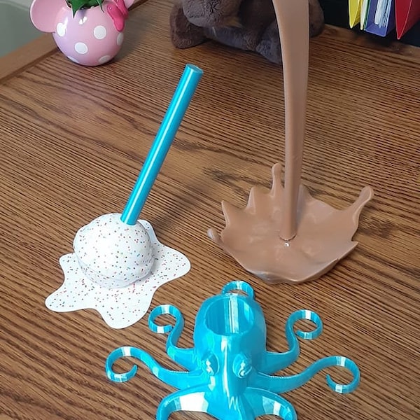 Floating Cup With Spill and Splash - Etsy