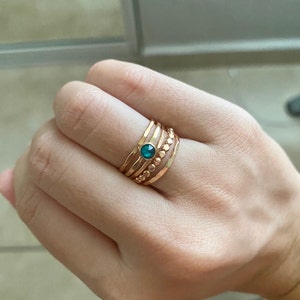 Stacking Rings, Stackable Ring Set, Stackable Ring, Layering Ring ...