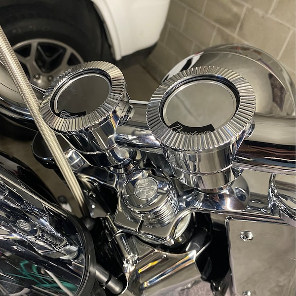 Panhead Style Rocker Boxes, Fits Harley Evo / Twin Cam / Sportster XL ...