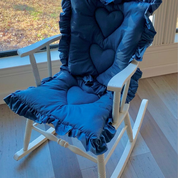 Rocker Cushion Set With Ruffle or Without Ruffle - Etsy