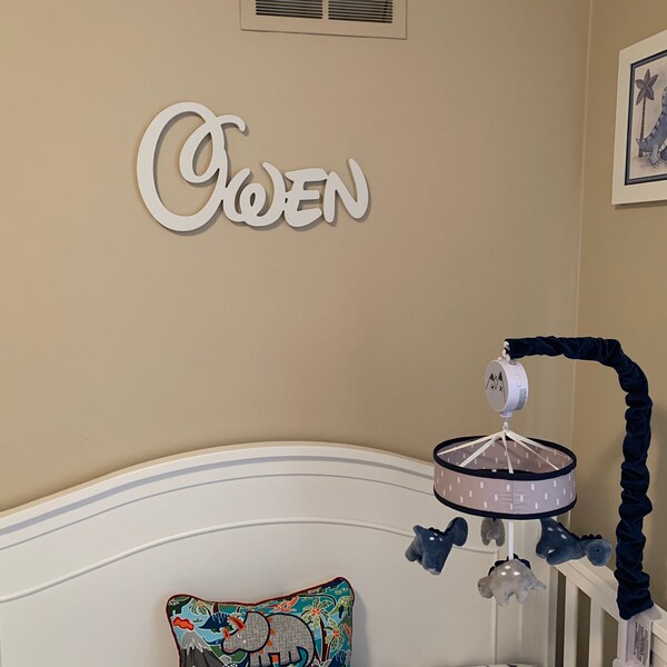 Disney Name - Wooden Name - Name Wall Hanging - Nursery Wall Hanging ...