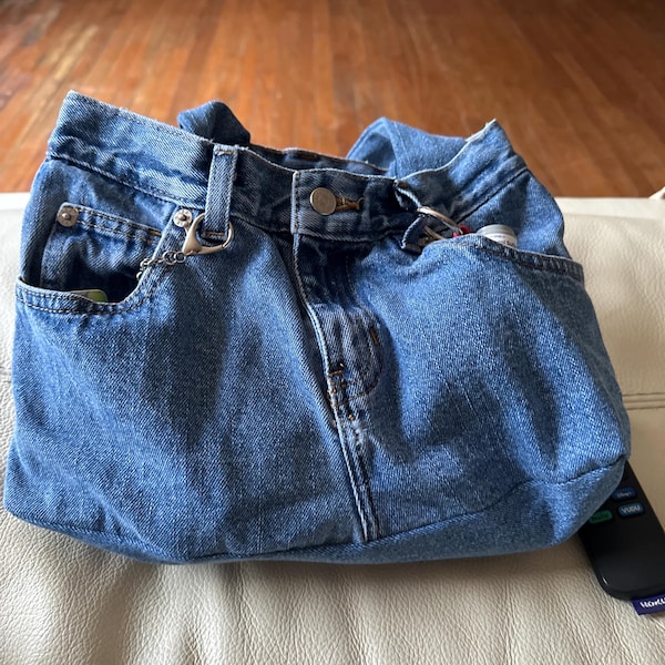 Custom Bag Made From Repurposed Jeans - Etsy