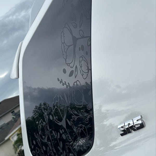 Beach Scene Vinyl Decal – Palm Tree Design, Compatible With Outback ...