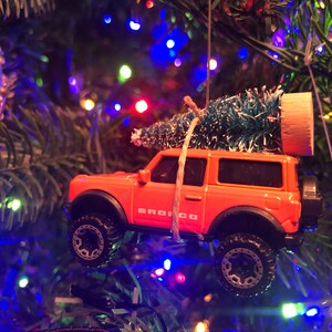 Ford F-150 Pickup Raptor Carrying Christmas Tree Yellow Ford - Etsy