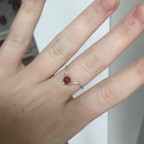 Music Note Ring, Treble Clef Ring, Adjustable Ring, Wire Wrapped Rings ...