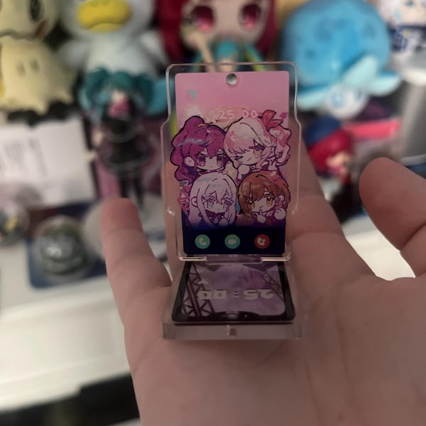 Project Sekai | Group Phone Charm Standee - Etsy
