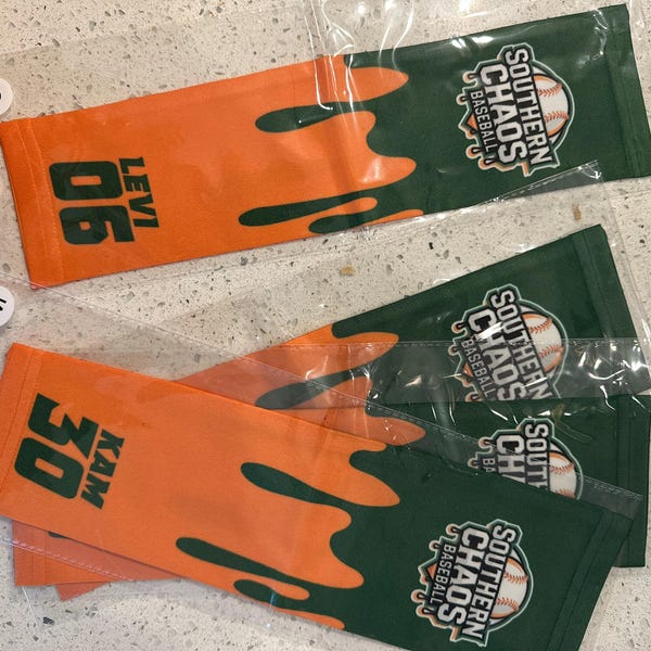 Custom Paint Drip ARM Sleeves for Kids and Adults, Personalized Arm ...
