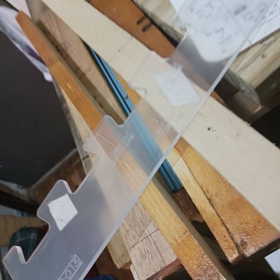 Letter Router Templates clear Acrylic - Etsy