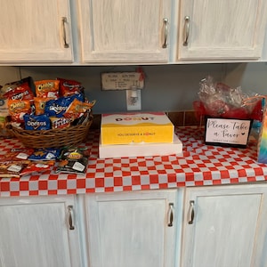 Oh So Sweet Sign Enjoy a Treat Printable Peach Baby Shower | Etsy