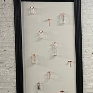 Floating Copper Hangers for Bottle Collection Wall Display, Single ...