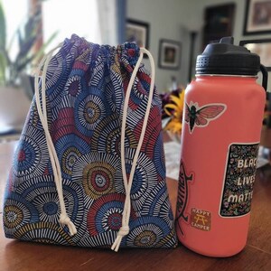 Fox Drawstring Bag Handmade Drawstring Bag Drawstring - Etsy