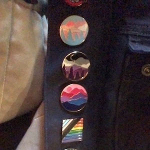 Subtle Bisexual Flag Enamel Pin Enamel Cute Pin Set Pins Laple Pin Hard ...