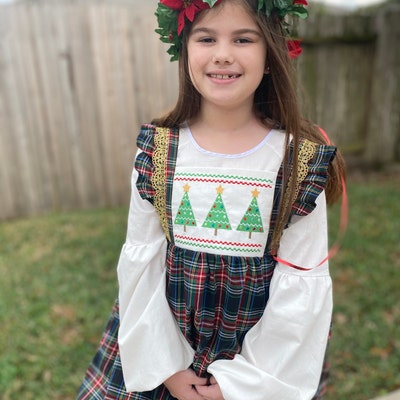 Christmas Tree Faux Smocking Digital Embroidery Machine Design File 4x4 ...