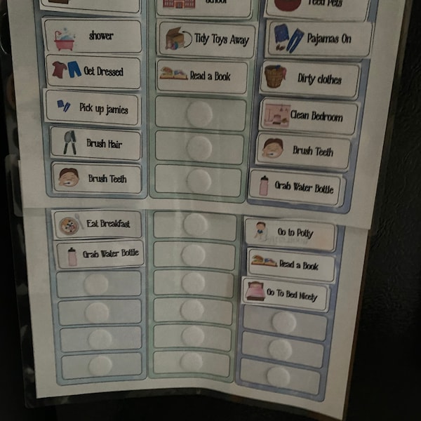 Boys, Routine Chart, Kids Daily Planner, Kids Routine Chart, Visual ...