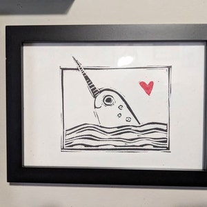 Crow and Pizza Block Print-linocut - Etsy