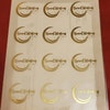 Real Foil Round Stickers Personalized Round Labels Perfect - Etsy