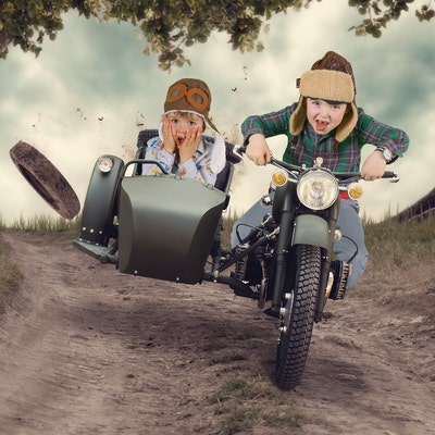 Runaway Sidecar Digital Background / Valentines Backgrounds & Overlays ...