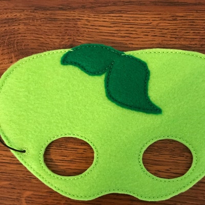 Apple Mask Halloween Costume Fruit Costume Mask Learning Through Play ...
