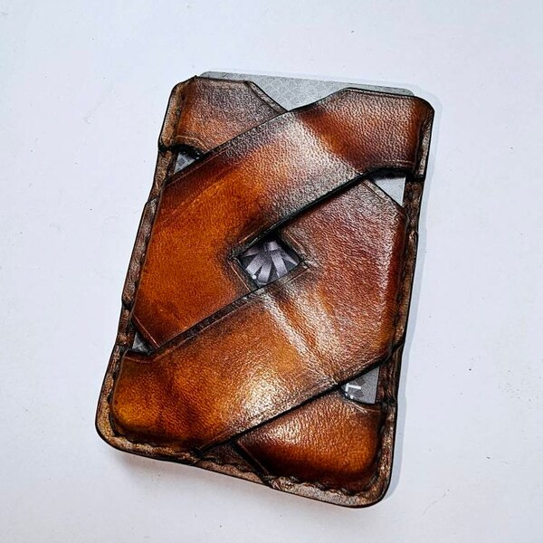 Handmade Leather Card Holder Pattern - Etsy