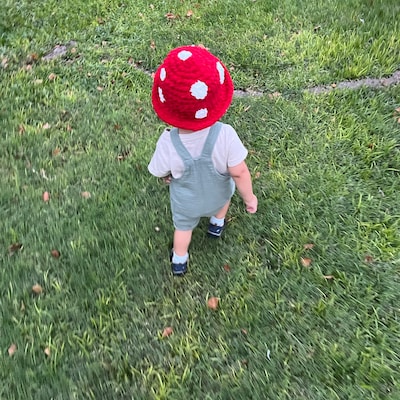 Crochet Puffy Toad Mushroom Bucket Hat - Etsy