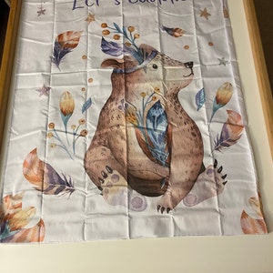 Abc Fabric Panels for Baby Quilts Baby Fabric Panels for | Etsy