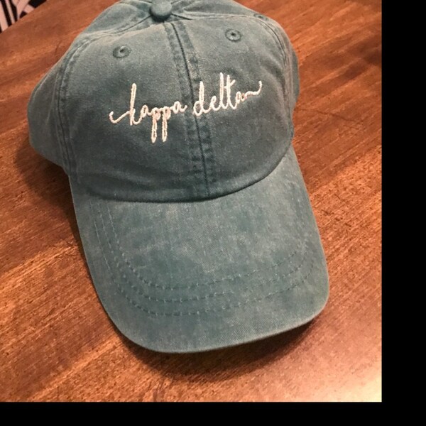 Kappa Delta Handwriting Baseball Cap - Officially Licensed Greek ...