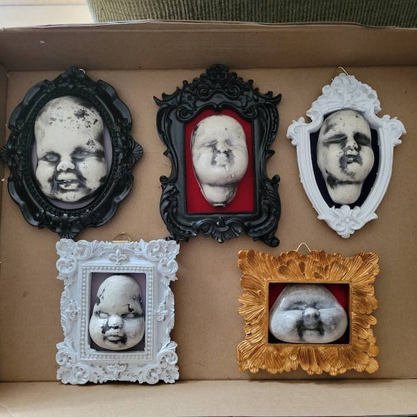 Creepy Random Doll Faces Lot of 6 - Etsy