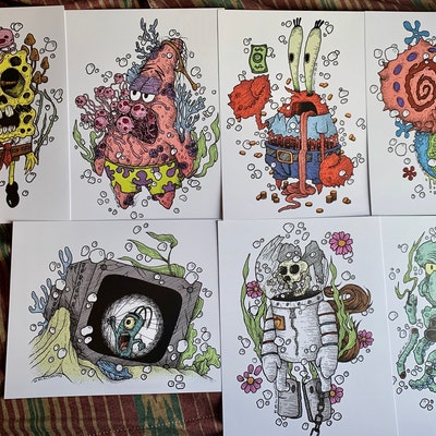 Spongebob Set - Etsy