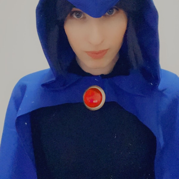 Raven Cosplay Cape (teen Titans Raven) COLOURS Custom Individual High ...