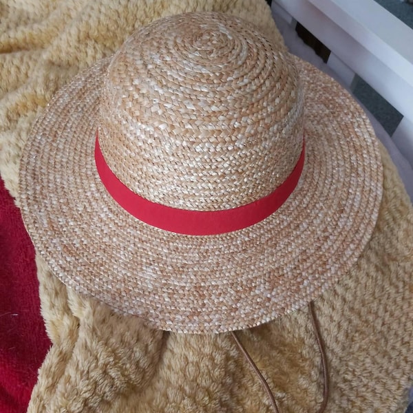 EXTRA Large XL One Piece Luffy Straw Hat for Adults - for Cosplay or ...
