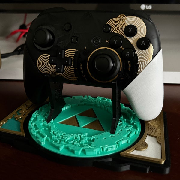 Zelda Tears of the Kingdom Pro Controller Display Stand - 3D Printed - Etsy