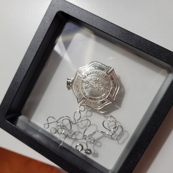 Saint Florian Necklace • Saint Florian • Saint Florian Firefighter ...