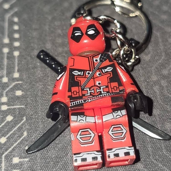 Deadpool Keyring Keychain - Etsy