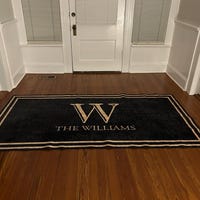Family Name Entry Rug Personalized Entryway Rug Entrance Rug for Inside ...