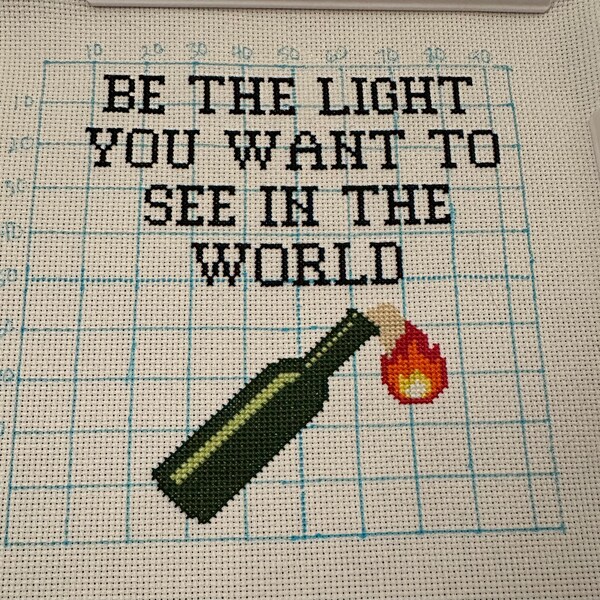 Live Laugh Toaster Bath Cross Stitch Pattern | Subversive Cross Stitch ...