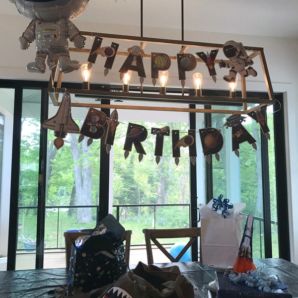 Rocket Centerpiece - Space Party Decorations, Rocket Party Supply ...