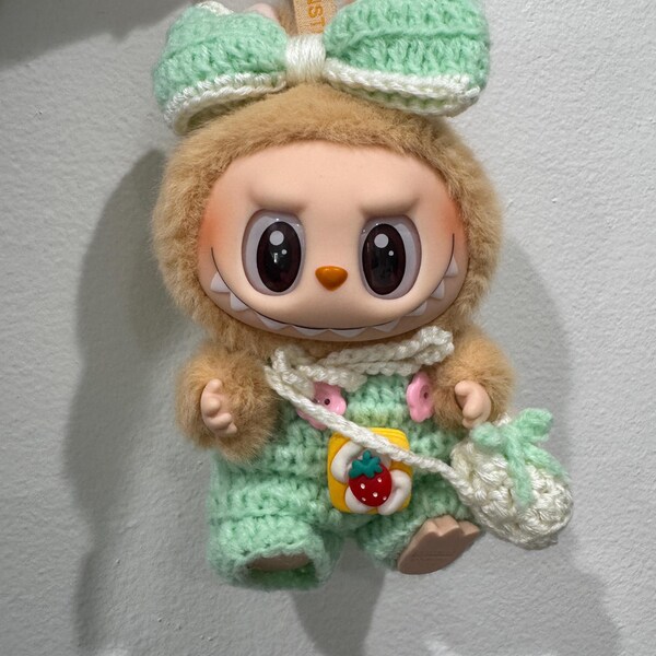 Handmade Labubu Crochet Cloth, Playfull Pig Design, Gift for Her - Etsy