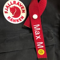 Personalized Name Tag, Ribbon Type, Custom Key Chain, Bag Name Tag, Bag ...