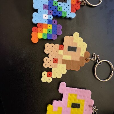 Danganronpa Monokuma Keyrings Perler Bead Keychains - Etsy