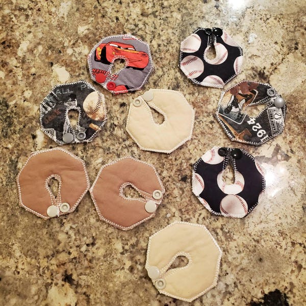 LARGE 3.5” Gtube Pads, Tubie Pads, G Tube Button Feeding Tube Covers ...