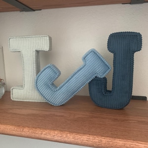 Liberty London Corduroy Fabric Letters - Etsy