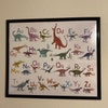 Alphabet Dinosaur Printable, Landscape ABC Print, Horizontal Nursery ...