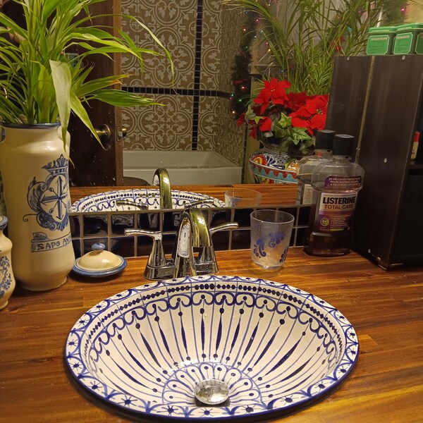 50 CERAMIC TILES Assorted Designs Mexican Tile Handmade Talavera ...