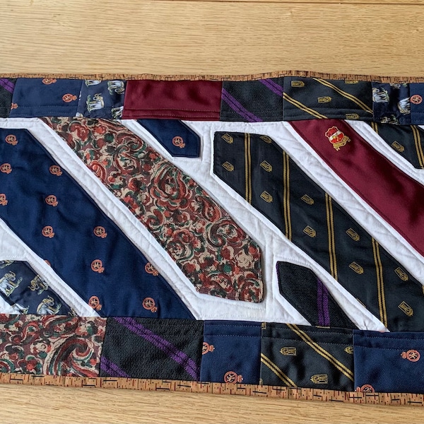 PDF Pattern Square 5 Necktie Quilt Table Topper or Wall Hanging - Etsy