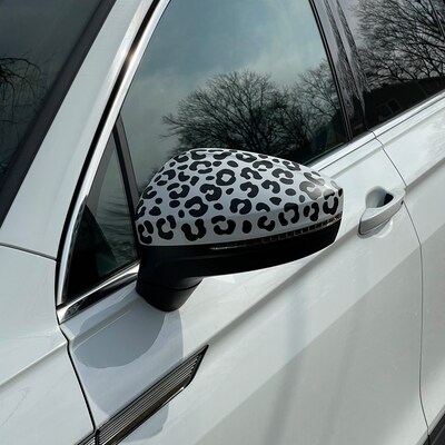 Cow Print Car Decal Set - Etsy