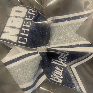 Game Day Cheer Bow Made in Your Team Colors. Comment Colors at - Etsy